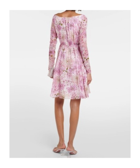 Giambattista Valli Printed Silk Georgette Minidress