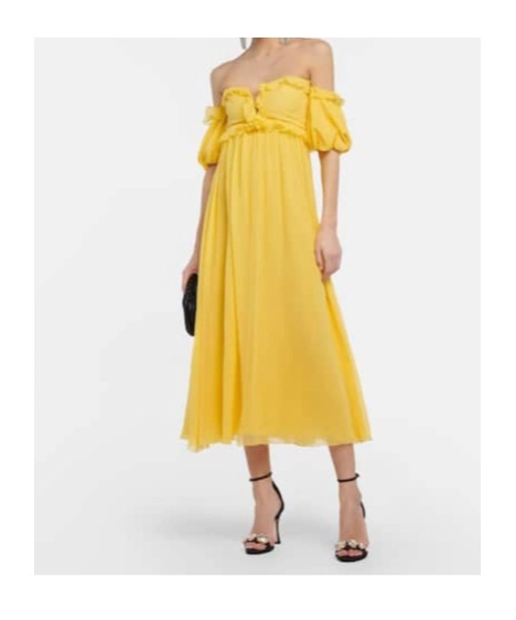 Giambattista Valli Off-the-shoulder Silk Gown
