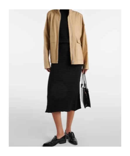 JIL SANDER Frayed Cotton Top