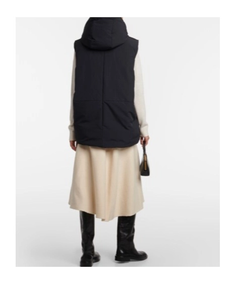 JIL SANDER Oversized Hooded Down Vest