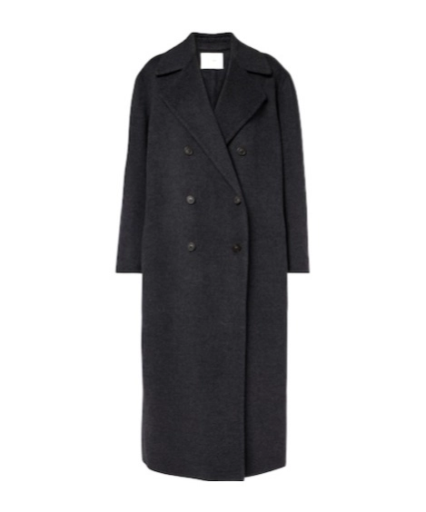Vince Double-breasted Wool-blend Coat