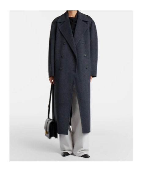 Vince Double-breasted Wool-blend Coat