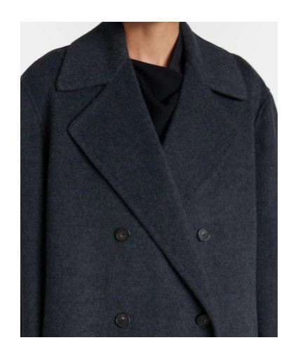 Vince Double-breasted Wool-blend Coat