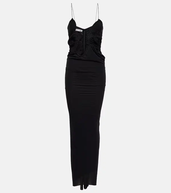 Christopher Esber Molded Venus Jersey Maxi Dress