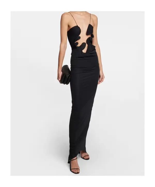 Christopher Esber Molded Venus Jersey Maxi Dress