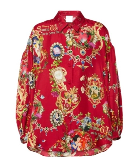 Camilla Printed Silk Shirt