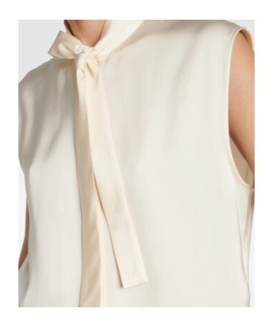 JIL SANDER Satin Sleeveless Blouse