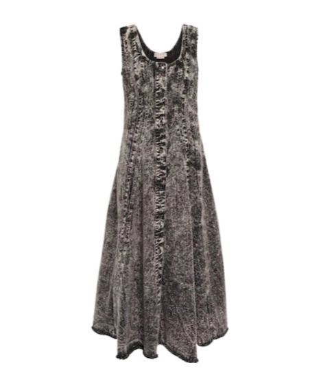 Marni Bleached Denim Midi Dress
