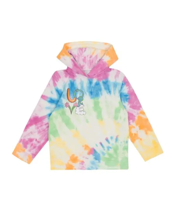 Stella McCartney Tie-dye Hoodie With Graphic Print