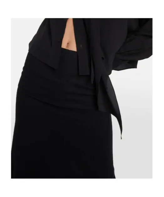 ANN DEMEULEMEESTER Virgin Wool Maxi Skirt