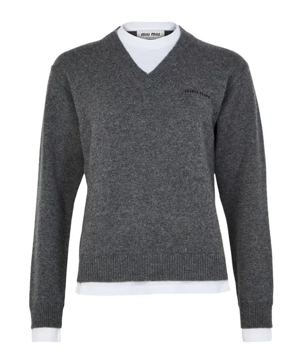 Miu Miu Long-sleeved Sweater