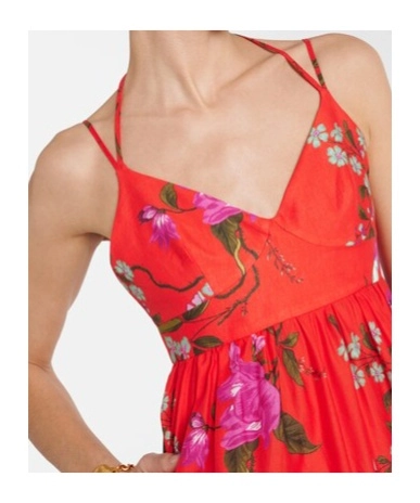 Erdem Floral Cotton-blend Midi Dress