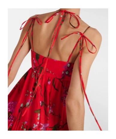 Erdem Floral Cotton-blend Midi Dress