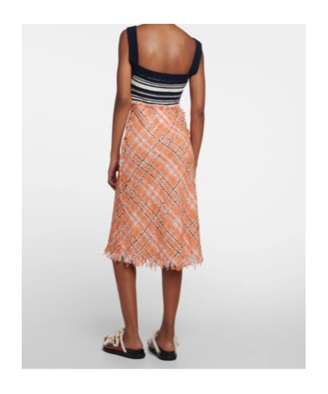 Marni Patterned Cotton-blend Midi Dress