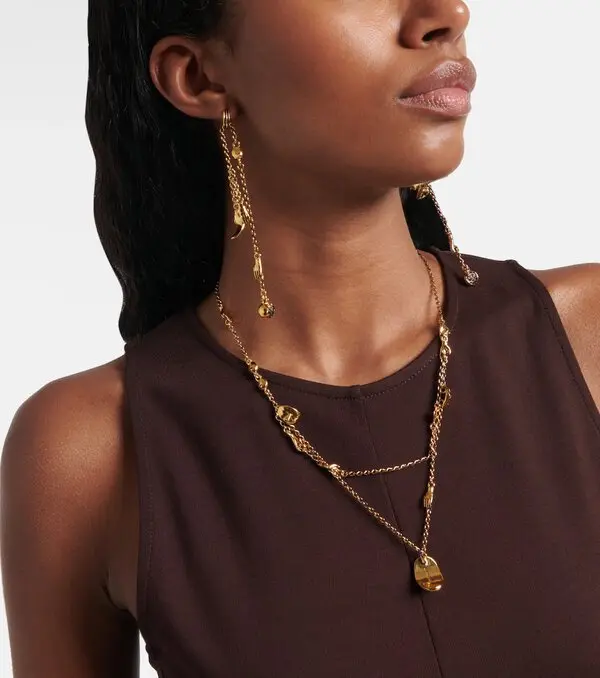 LEMAIRE Estampe Drop Earrings