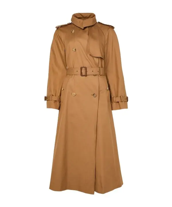 Chloé High-necked Long-sleeved Trench Coat