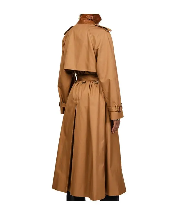 Chloé High-necked Long-sleeved Trench Coat
