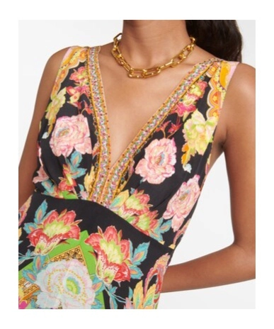Camilla Printed Silk Maxi Dress