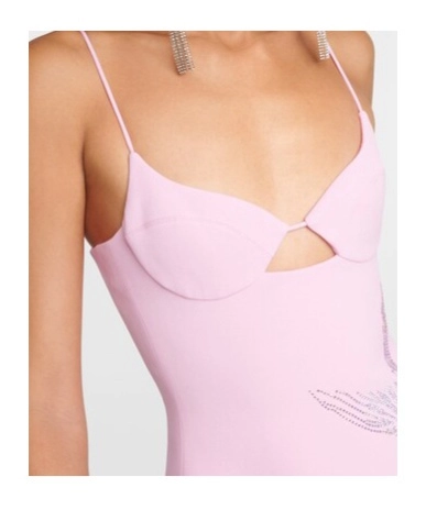 David Koma Crystal-embellished Minidress