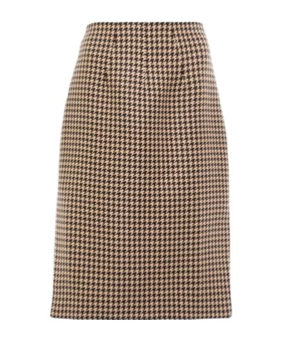 EMILIA WICKSTEAD Noah Houndstooth Pencil Skirt