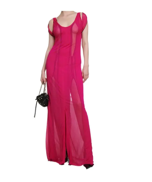 Y/project Chiffon Maxi Dress