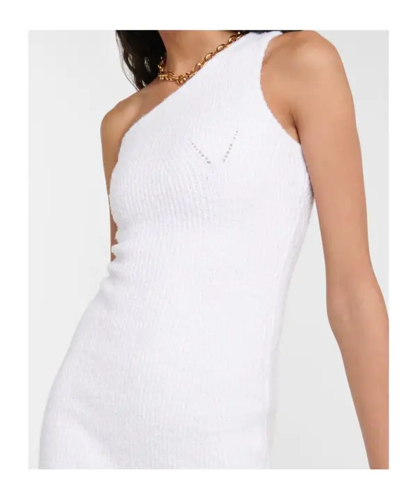 Wardrobe.NYC Asymmetrical One-shoulder Neckline Dress