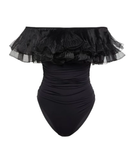 Giambattista Valli Ruffle-trimmed Swimsuit