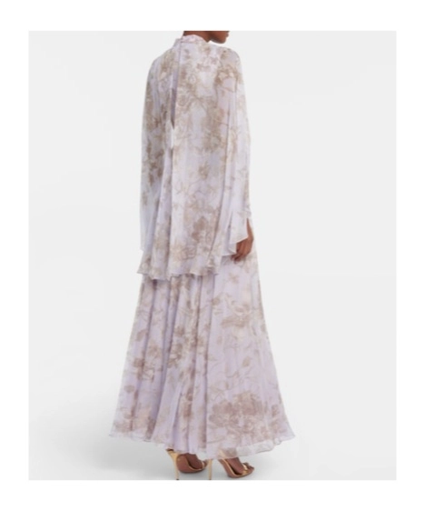 Erdem Chiara Printed Silk Gown