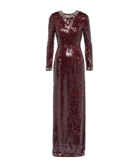 Erdem Yoanna Sequined Open-back Gown - Red