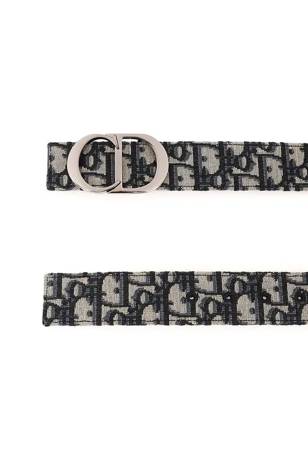 Dior Logo Buckle Reversible Belt
