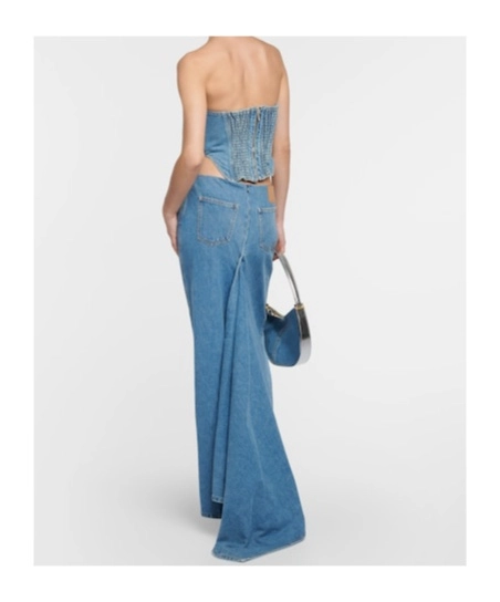 Magda Butrym Denim Bustier