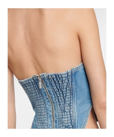 Magda Butrym Denim Bustier