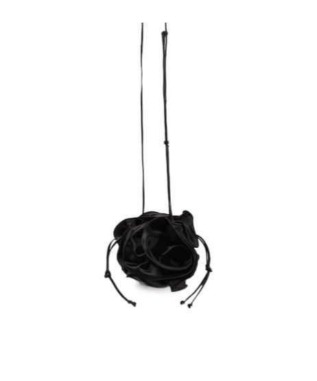 Magda Butrym Ruched Satin Shoulder Bag
