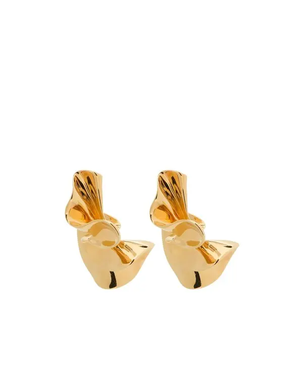 Bottega Veneta Large Anemone Earrings - Yellow