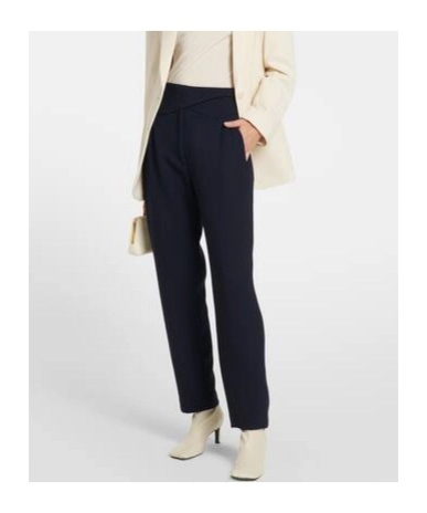 BLAZÉ MILANO Basque High-rise Virgin Wool Pants