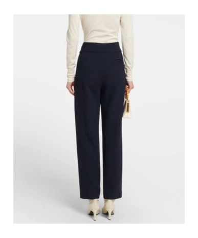 BLAZÉ MILANO Basque High-rise Virgin Wool Pants
