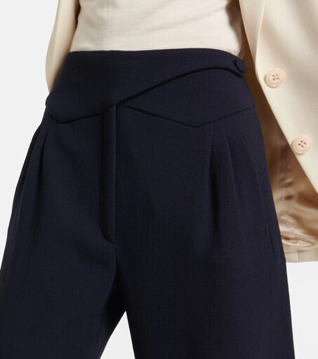 BLAZÉ MILANO Basque High-rise Virgin Wool Pants