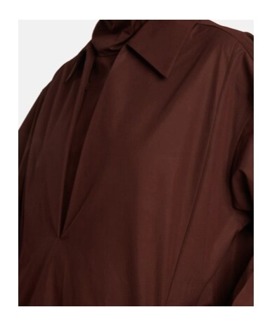 JIL SANDER Layered Cotton Minidress