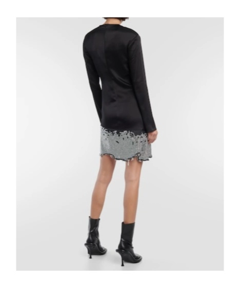 J.W.ANDERSON Deconstructed Satin Minidress