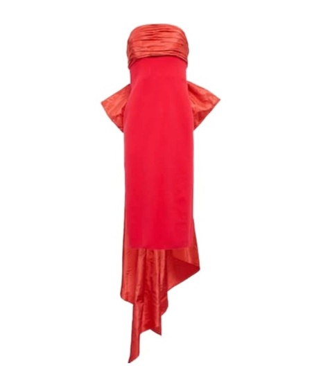 Oscar De La Renta Satin-trimmed Gown