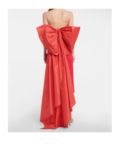 Oscar De La Renta Satin-trimmed Gown