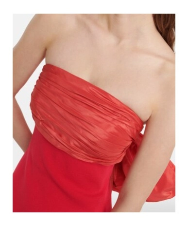 Oscar De La Renta Satin-trimmed Gown