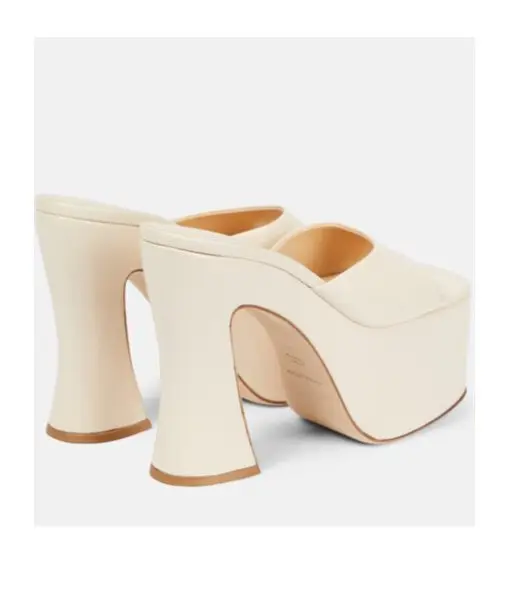 Magda Butrym Leather Platform Mules