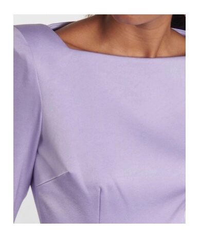 Alex Perry Satin Crepe Mini Dress