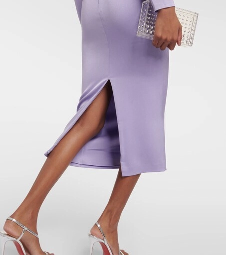 Alex Perry Satin Crepe Mini Dress