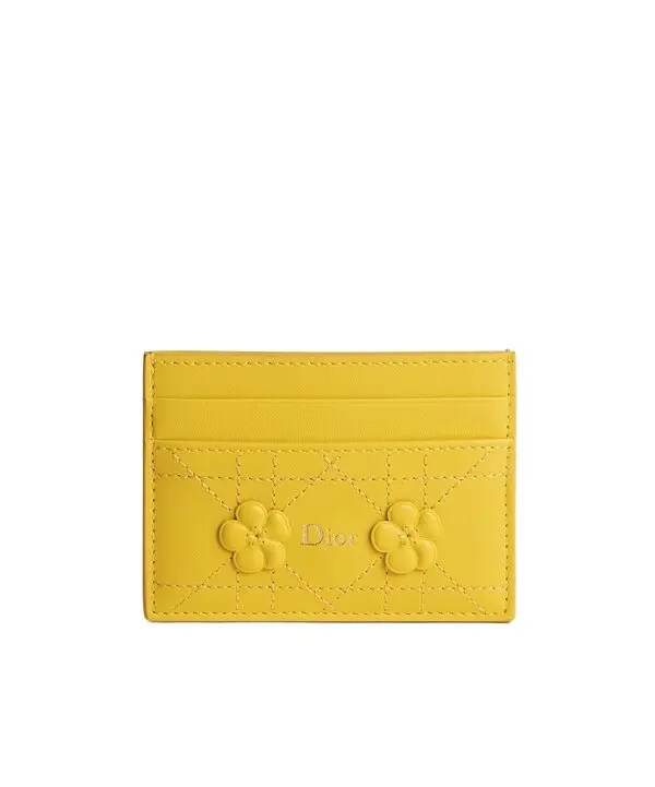 Dior Jardin Freesia Card Holder - Yellow