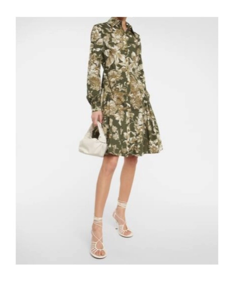 Erdem Apolonia Printed Cotton Shirt Dress
