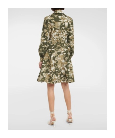 Erdem Apolonia Printed Cotton Shirt Dress