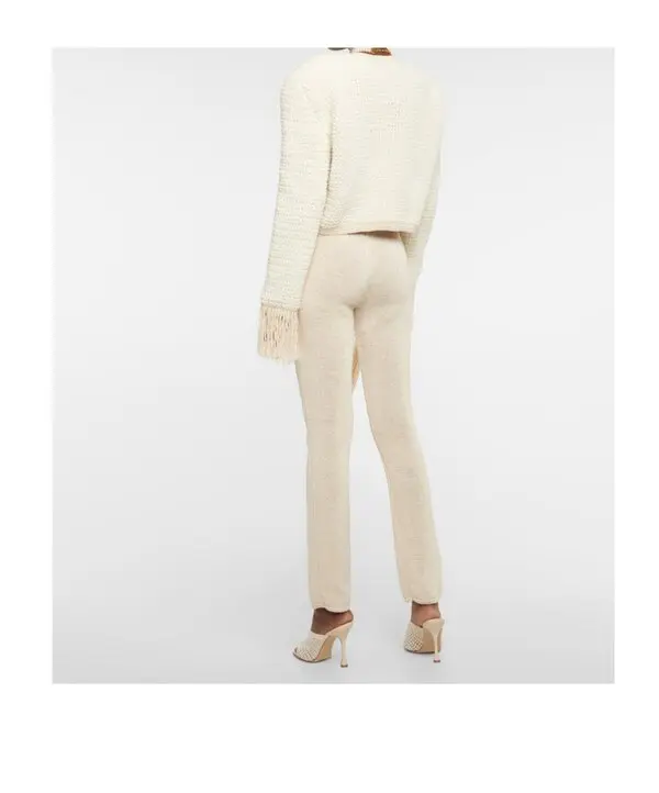 Magda Butrym Crochet High-rise Slim Pants