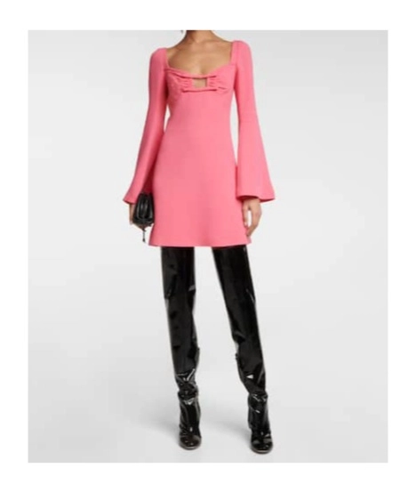 Giambattista Valli Bell Sleeve Cutout Minidress